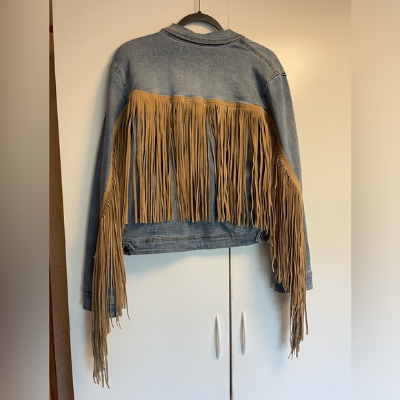 Jackets & Coats | Nashville Western Fringe Jean Jacket | Poshmark